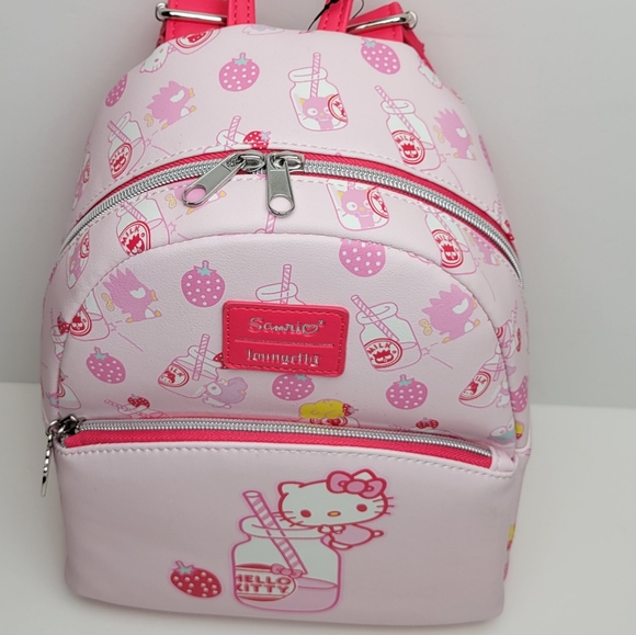 Loungefly | Bags | Loungefly Hello Kitty Strawberry Mini Backpack ...